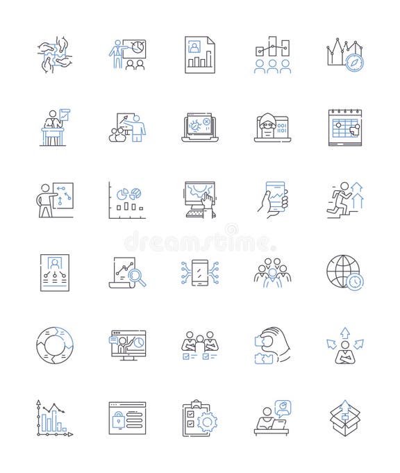 It Support Line Icons Collection. Troubleshooting, Maintenance, Nerking ...