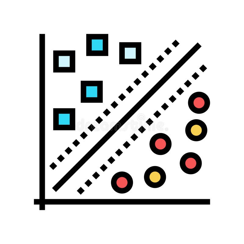 A Support Machine Icon Representing the Supervised Learning Algorithm ... A Support Machine Icon Representing the Supervised Learning Algorithm ...