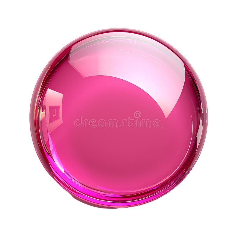 Support Manager Luxurious Glossy Pink Round Button Abstract Stock ...