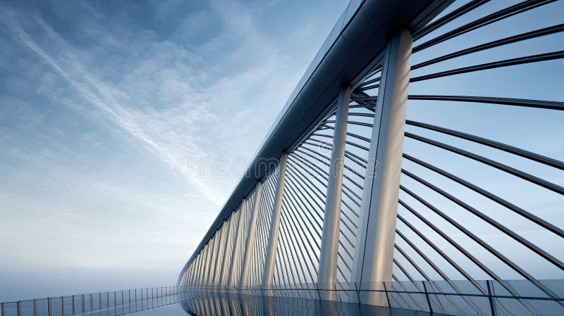 Support metal cable stock illustration. Illustration of metal - 314737542