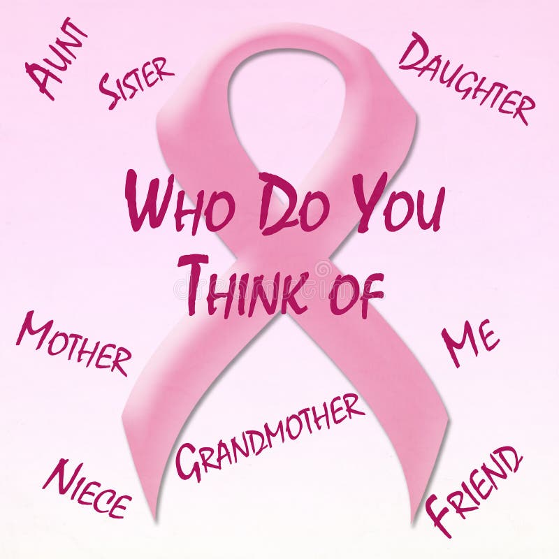Support Moms and Sisters Pink Ribbon Stock Photo - Image of pink, moms ...