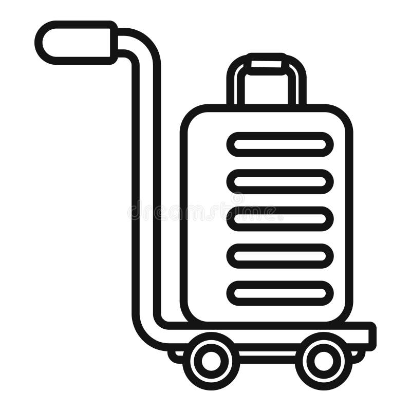 Support Move Plastic Icon Outline Vector. Steel Object Stock ...