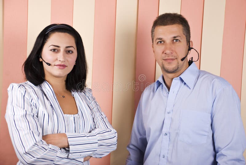 Support operators stock image. Image of agent, group - 10958305