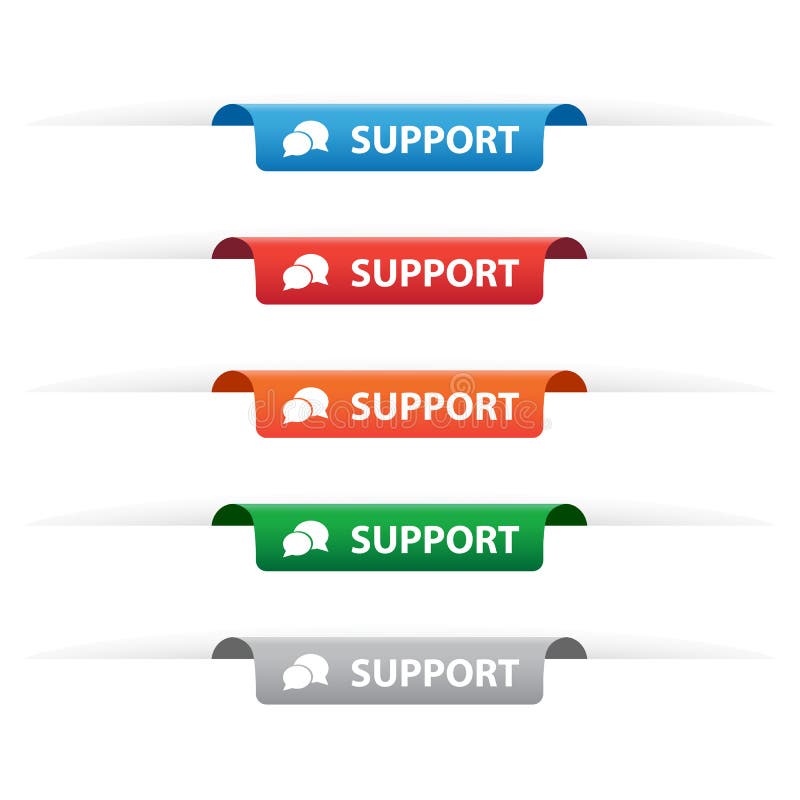 Set of Paper Tag Labels stock vector. Illustration of opinion - 26941665