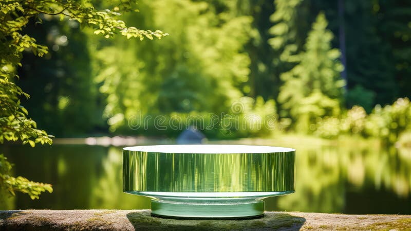 Support Pedestal Round Background Stock Illustration - Illustration of ...