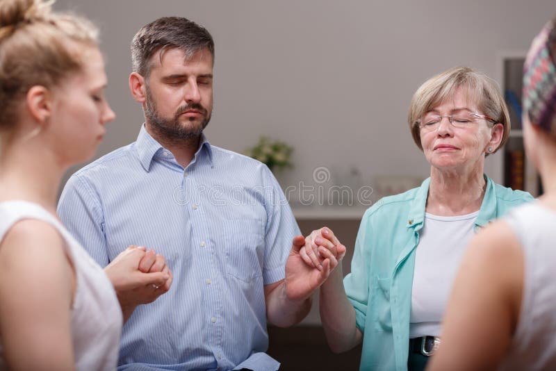 Support for People with Depression Stock Image - Image of ...