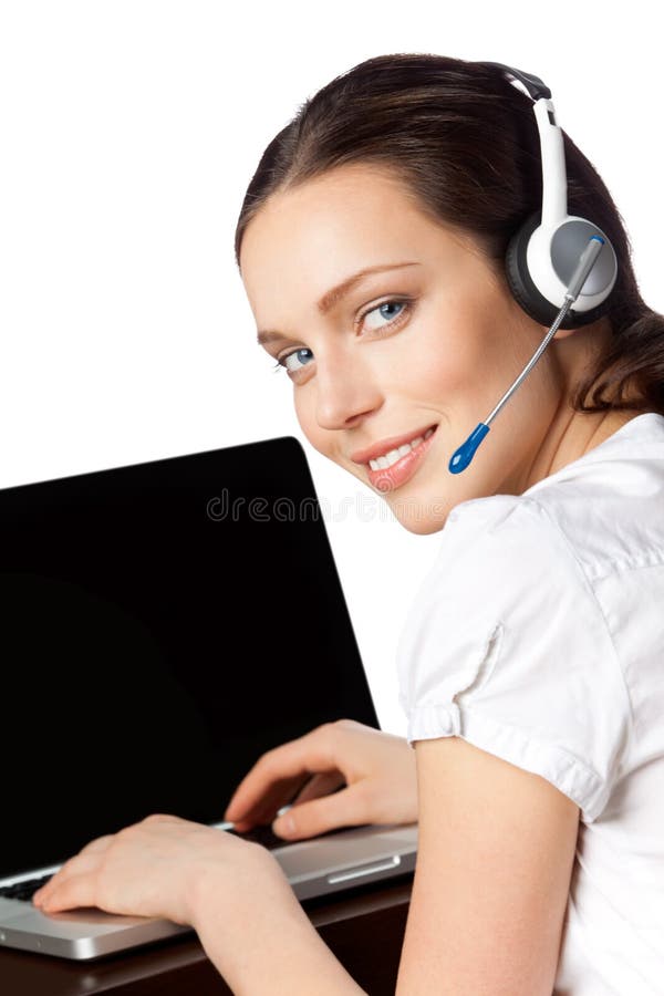 Support phone operator stock photo. Image of business - 15494260