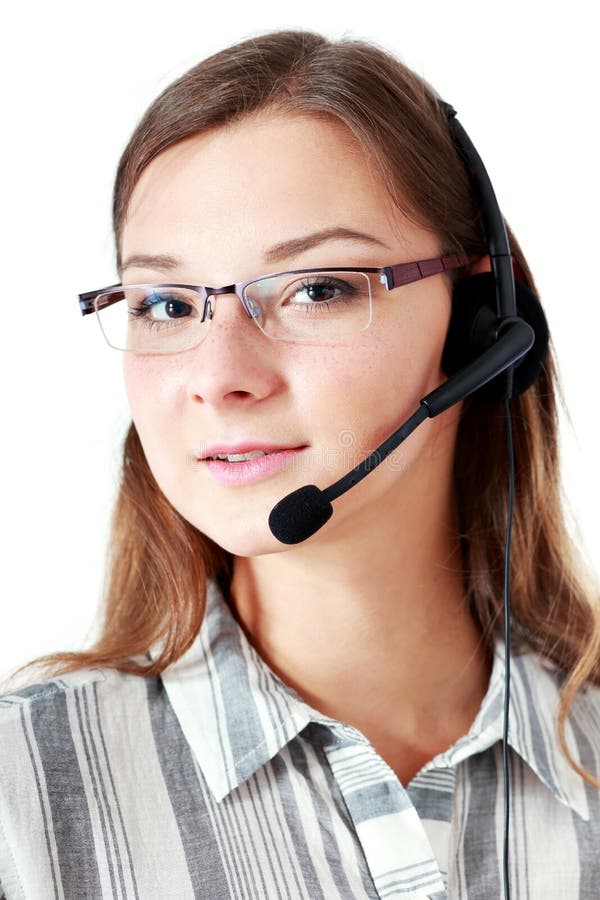 Support phone operator stock photo. Image of headset - 74136098