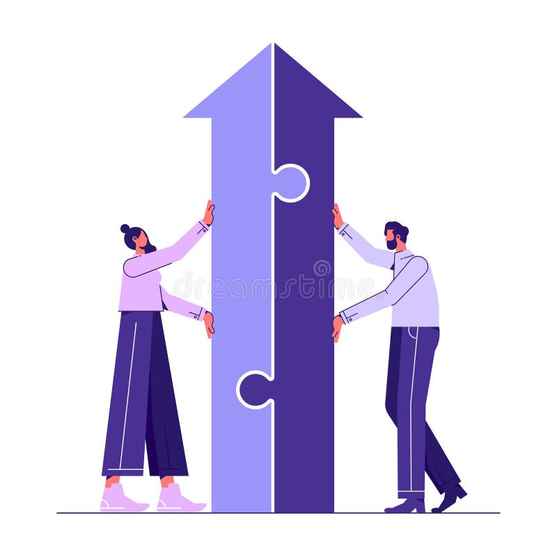 Support or Progress Challenge Vector Concept Stock Vector ...