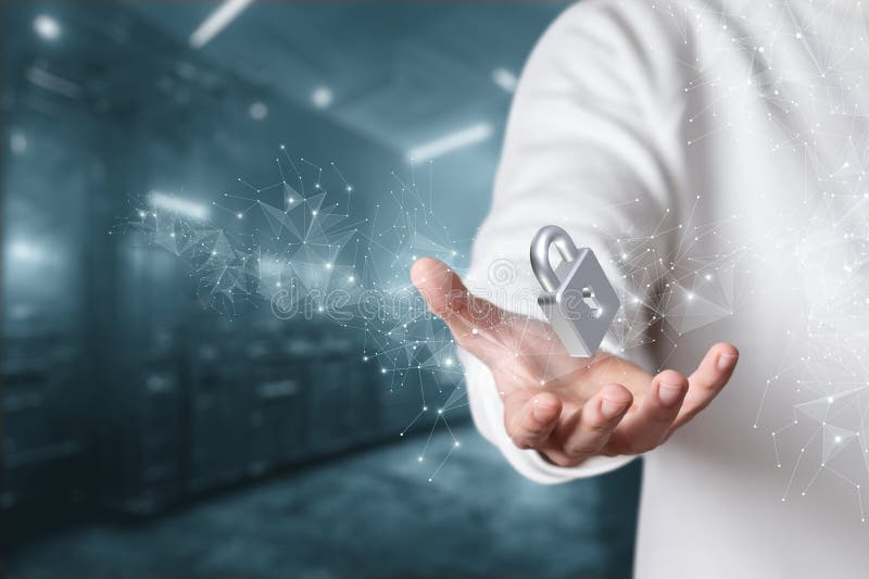 Of Support and Protection of the Security System Stock Photo - Image of ...