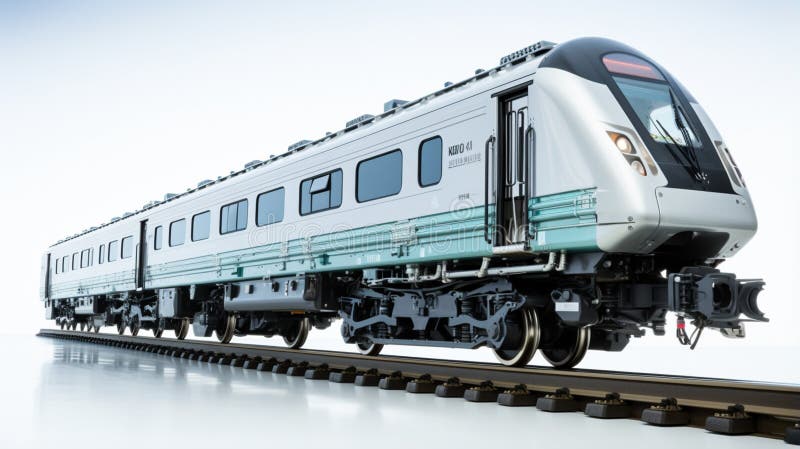 Support Rail Units on White Background Stock Illustration ...