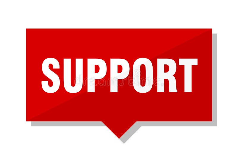 Support price tag stock vector. Illustration of notice - 118881367