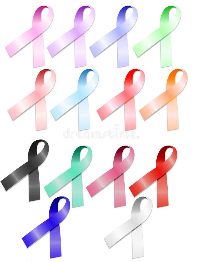 Support Ribbons stock illustration. Illustration of light - 9911401