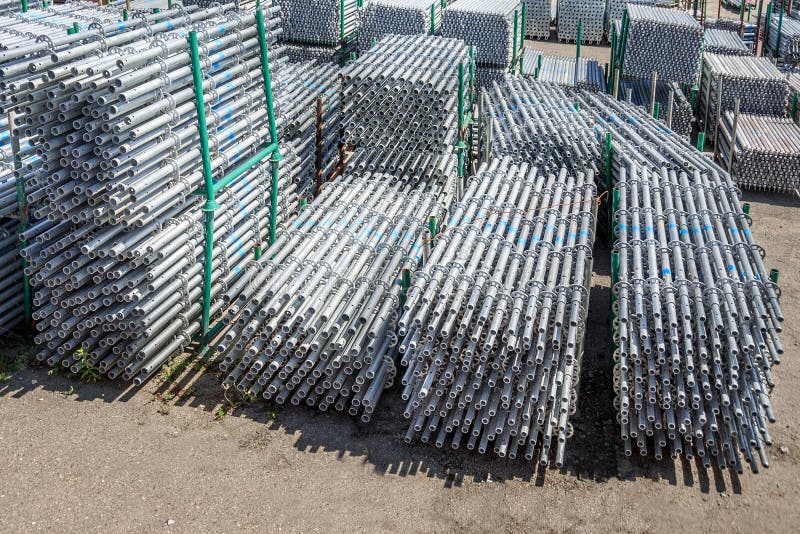 Support scaffolding system stock photo. Image of beam - 255686732