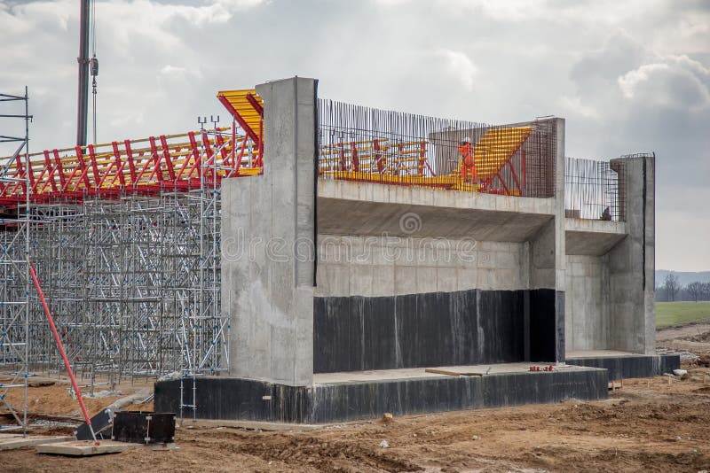 Support scaffolding system stock photo. Image of machinery - 252868122