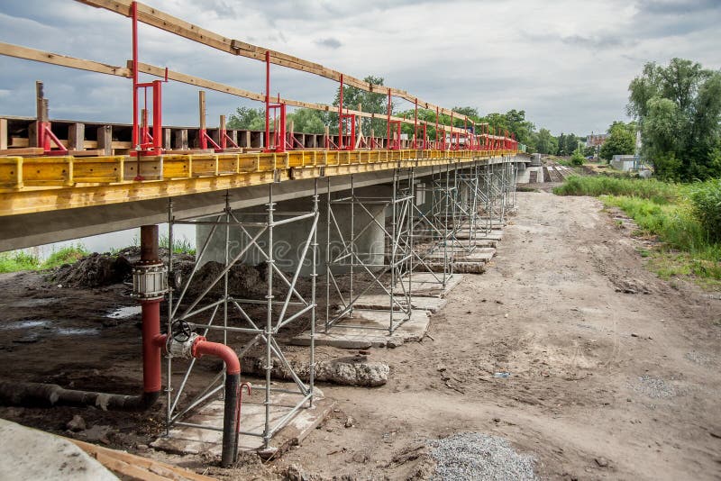 Support Scaffolding System Stock Image Image Of Reconstruction 255128463