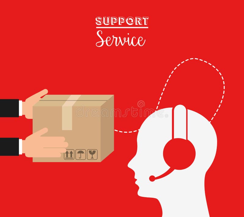 Support service design stock vector. Illustration of concept - 63308743