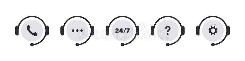 Support Service. Support Icons. Help and Support Icon Stock Vector ...