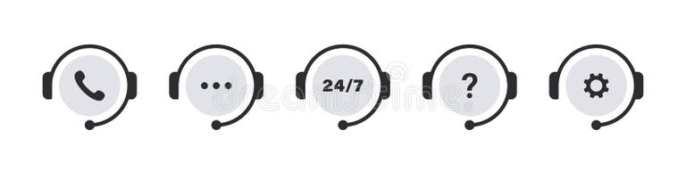 Support Service. Support Icons. Help and Support Icon Stock Vector ...