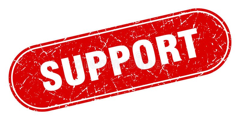 Support Sign. Support Grunge Stamp Stock Vector - Illustration of ...