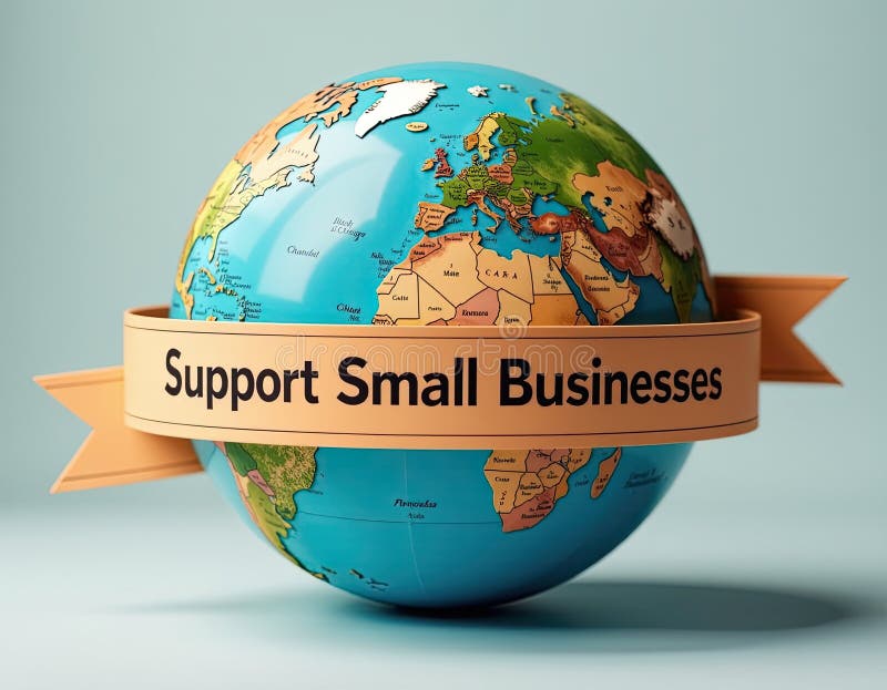 Support Small Businesses Worldwide Global Concept Image Stock ...