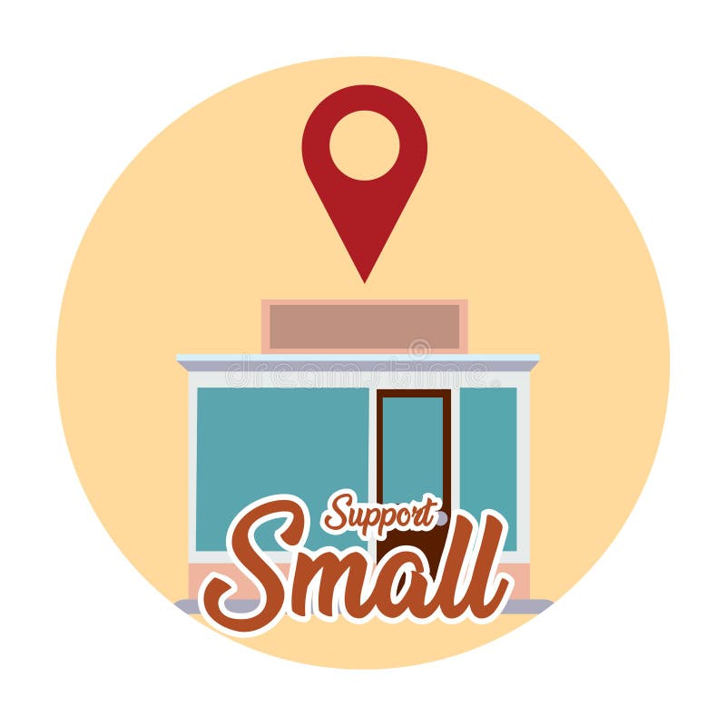 Support small poster stock vector. Illustration of sign - 188229187