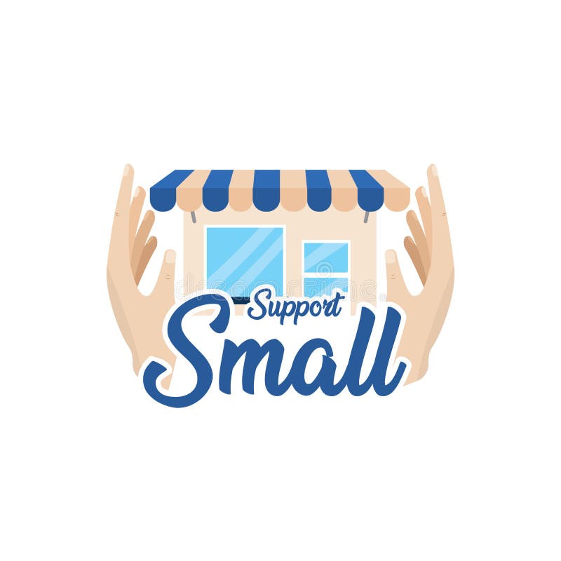 Support small poster stock vector. Illustration of shop - 188229466