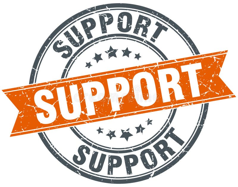 Support stamp stock vector. Illustration of isolated - 120396833