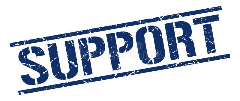 Support stamp stock vector. Illustration of white, rubber - 122099736