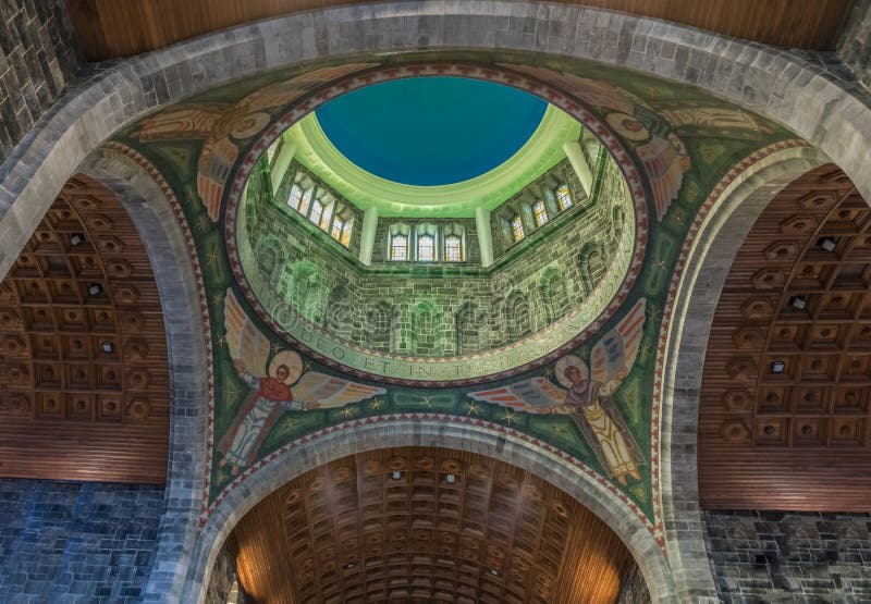 Support Structure and Dome, Inside Galway Cathedral, Ireland. Editorial ...