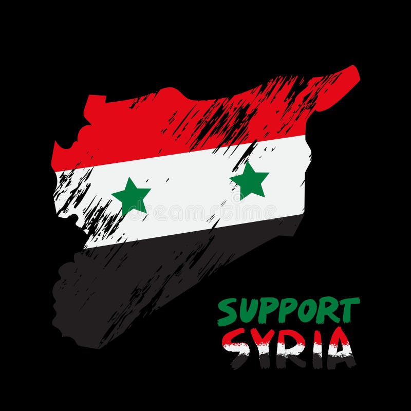 Support Syria stock illustration. Illustration of number - 273166445
