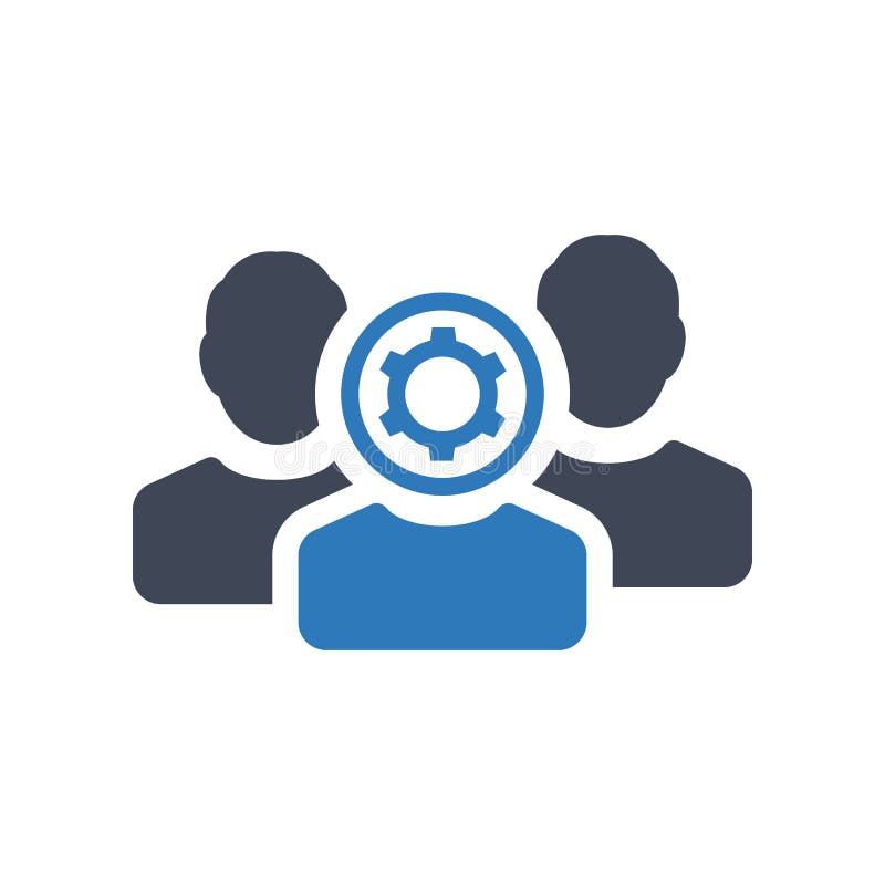Expert Team Icon. Specialist, Assistance Stock Vector - Illustration of ...
