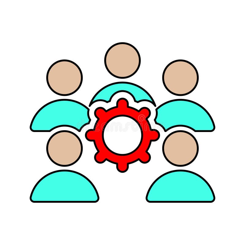 Support Team Icon stock illustration. Illustration of manager - 298272392