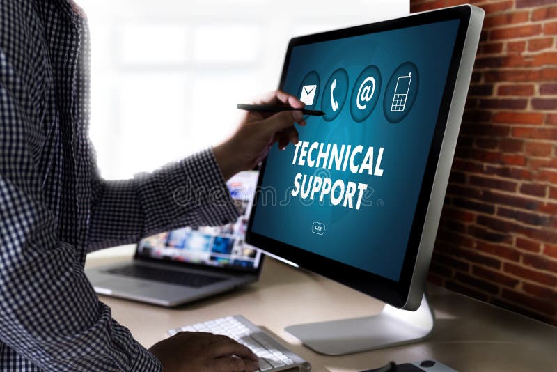 Technical Support Customer Service Business Technology Internet Concept ...