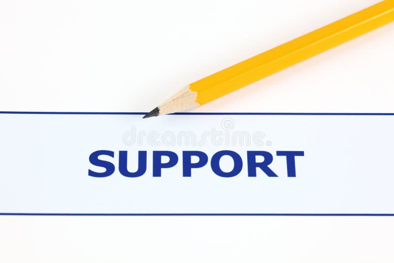 Support stock photo. Image of support, pencil, white - 45527286
