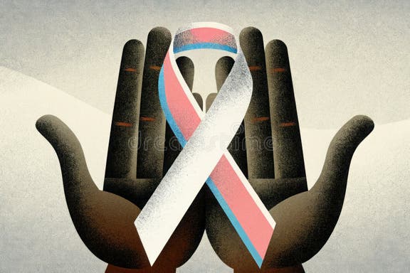 Support for Transgender Rights: Unity and Equality Symbolized by Hands ...