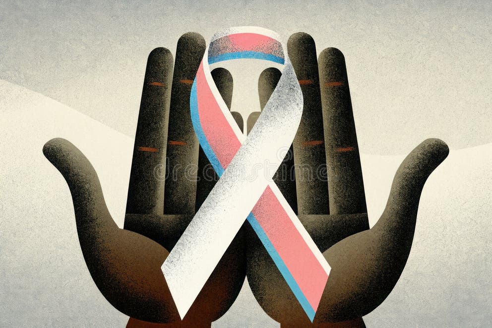 Support for Transgender Rights: Unity and Equality Symbolized by Hands ...