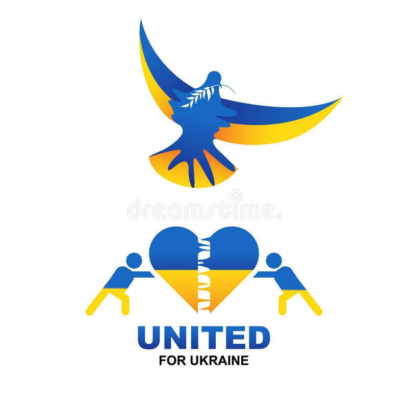 Support for Ukraine Vector Art Illustration Design Stock Vector ...
