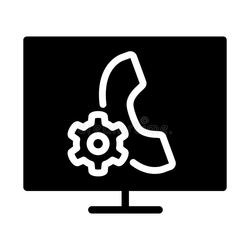 Support Vector Icon. Online Help Illustration Sign. Operator Symbol or ...