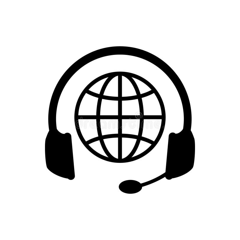 Support Vector Icon Set. Online Help Illustration Sign Collection ...