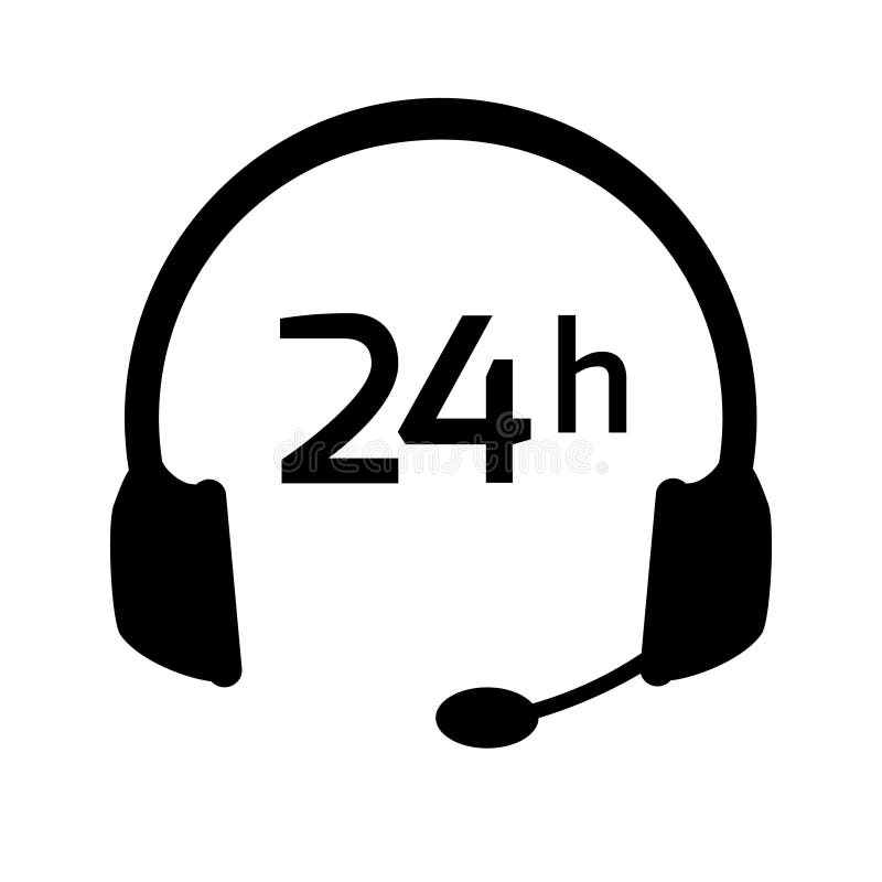 Support Vector Icon Set. Online Help Illustration Sign Collection ...