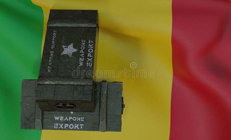 Support Weapons Mali Package of Military Aid, Delivery of Weapons, Flag ...