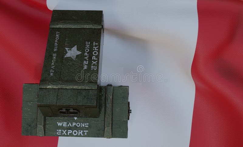 Support Weapons Peru Package of Military Aid, Delivery of Weapons, Flag ...