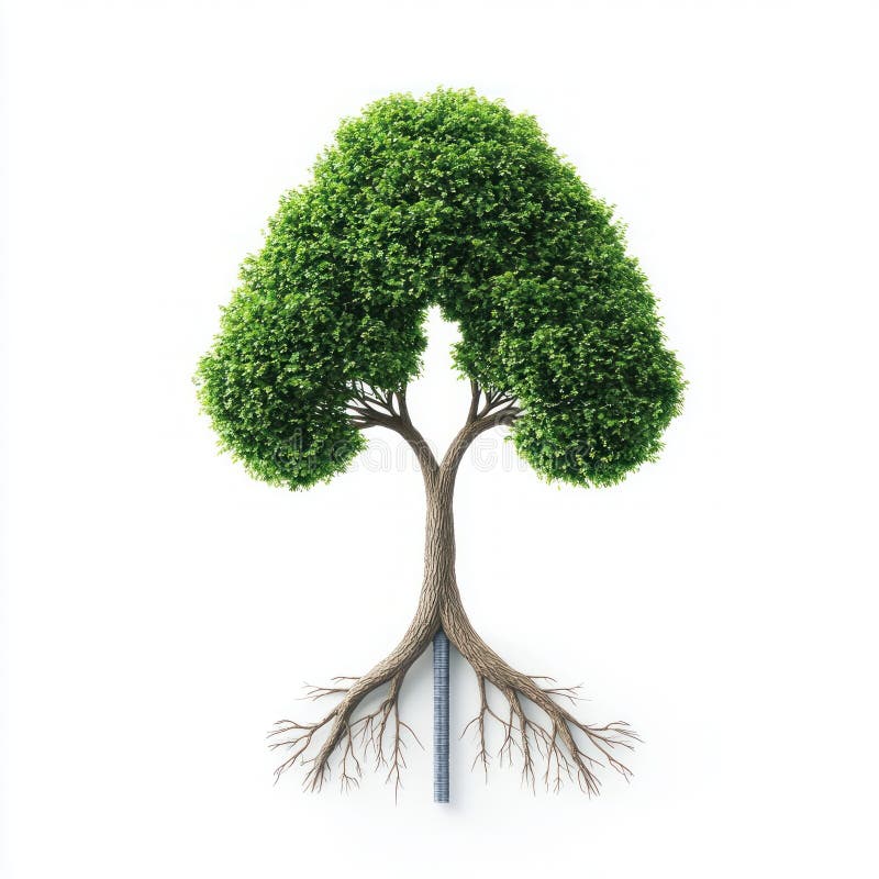 Supported Growth Tree stock illustration. Illustration of creative ...