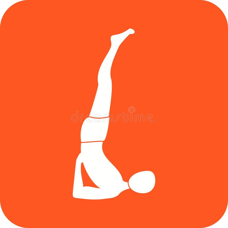 Yoga Shoulderstand Stock Illustrations – 95 Yoga Shoulderstand Stock ...