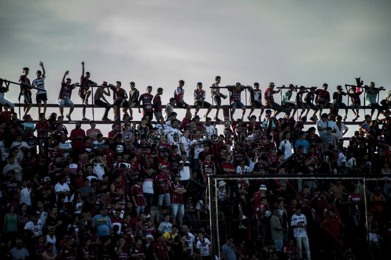 Supporters stock image. Image of backlighting, crowd - 99559801