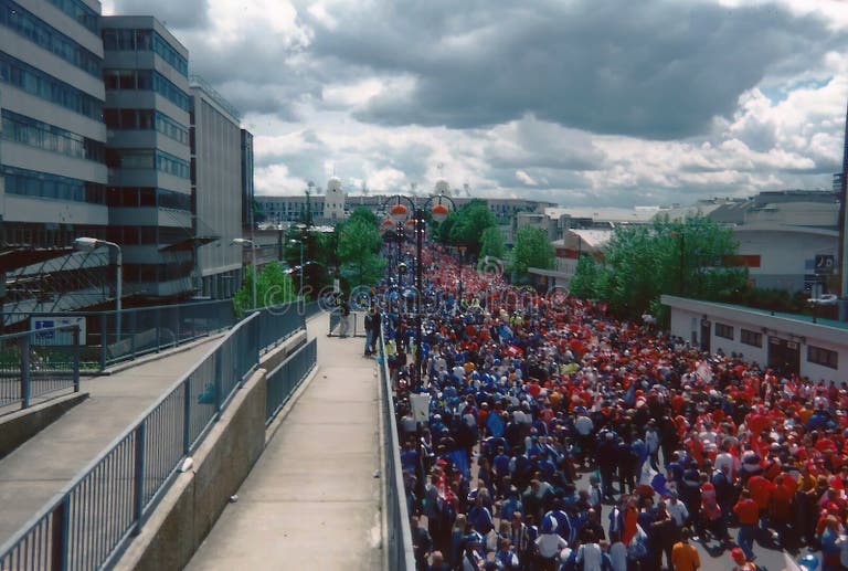 Supporters on Wembley Way Ahead of the 2000 Championship Play-off Final ... Supporters on Wembley Way Ahead of the 2000 Championship Play-off Final ...