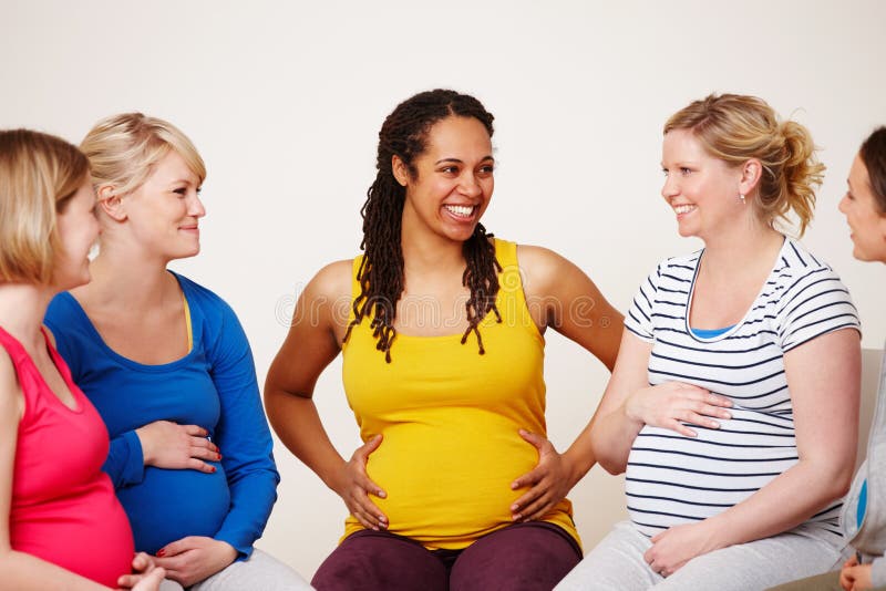 I Felt A Kick A Group Of Pregnant Friends Touching Their African