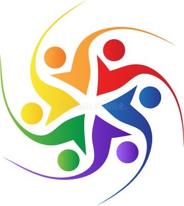 People Helping Each Other Logo Stock Illustrations – 142 People Helping ...