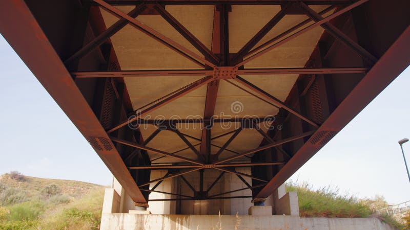 Supporting Engineering Structure of a Road Viaduct Stock Image - Image ...